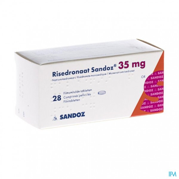 Risedronaat Sandoz 35mg Filmomh Tabl 28 X 35mg | Apotheek Walraevens